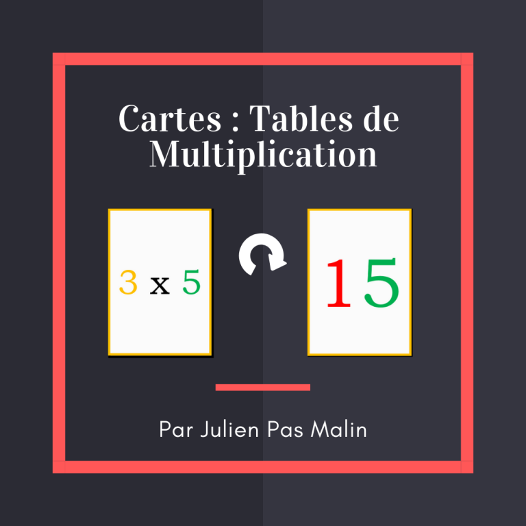 Cartes pour apprendre les tables de multiplication - Mathématiques CE2 ...