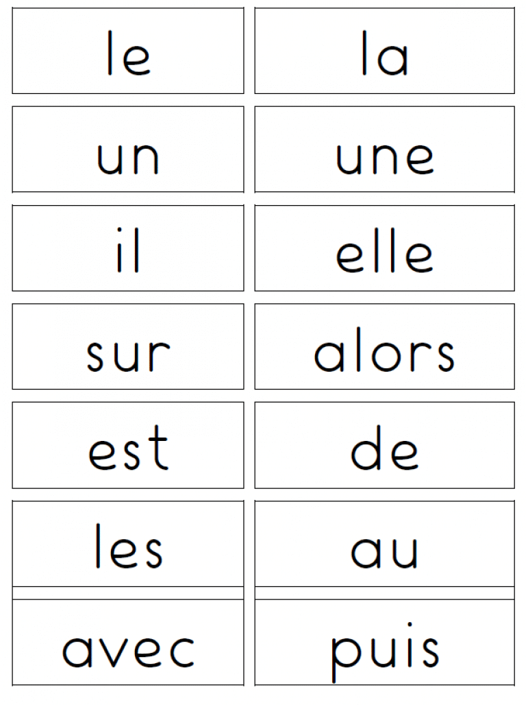 mots outils - lecture piano - CP - Lecture CP - La Salle des Maitres