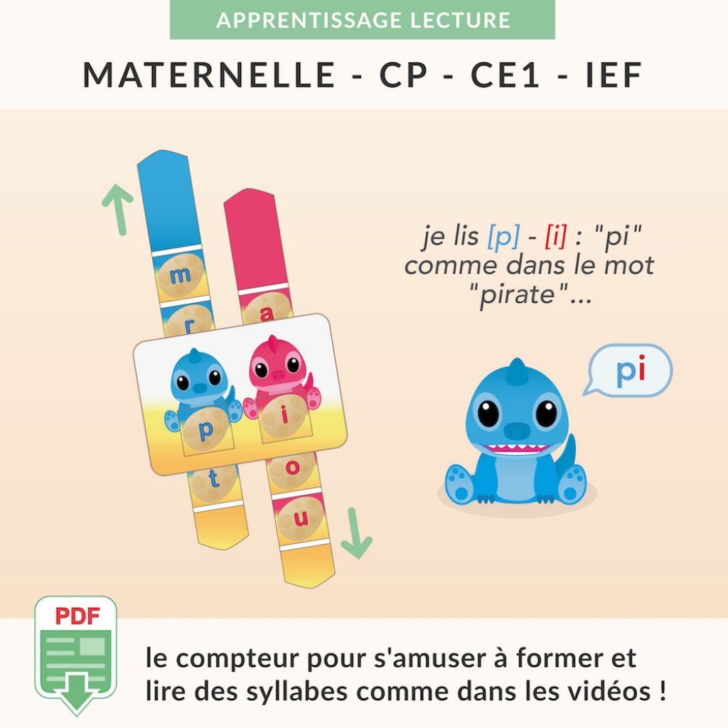 Vidéos Syllabes : éveil de la conscience phonologique - Lecture CE1, CP ...
