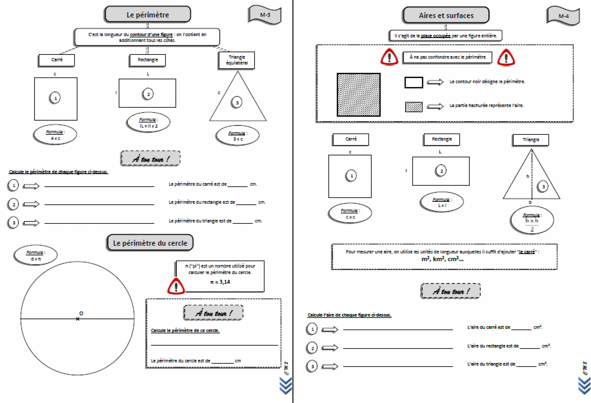 Leçons de l'année - Maths CM2 - Mathématiques CM1, CM2, Pour les ...