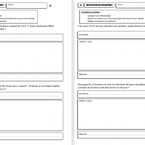 Pack résolution de problèmes (3 niveaux de difficulté) - Mathématiques ...