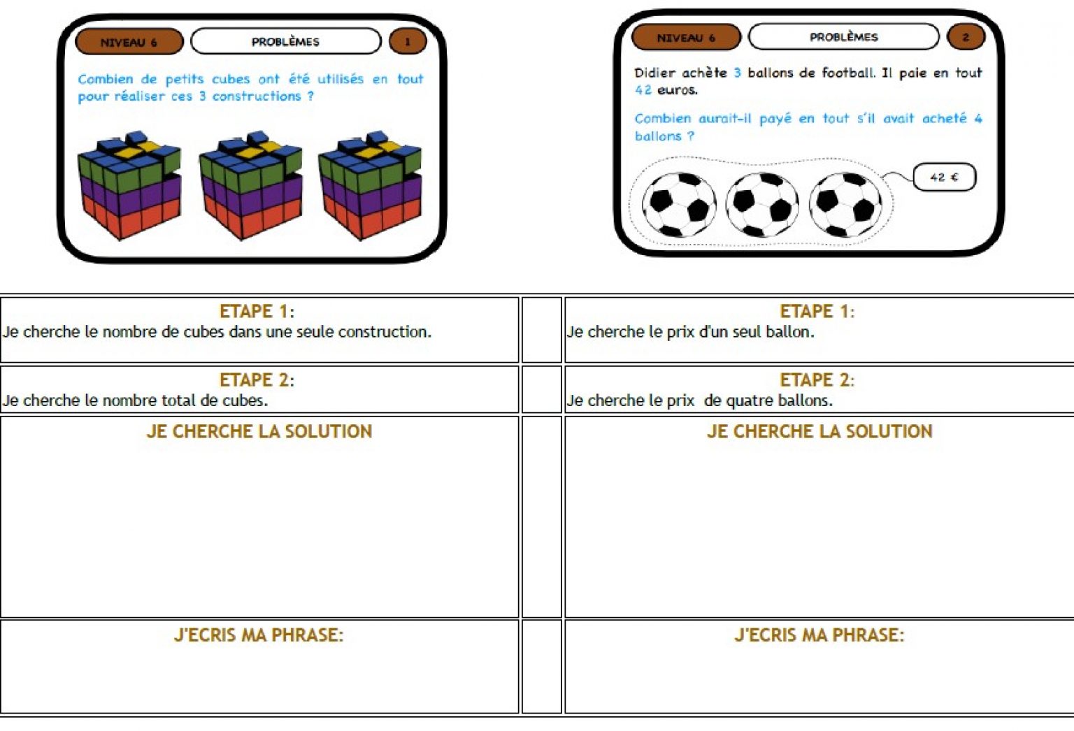 Aide problèmes à plusieurs étapes CE1 CE2 - Mathématiques - La Salle ...