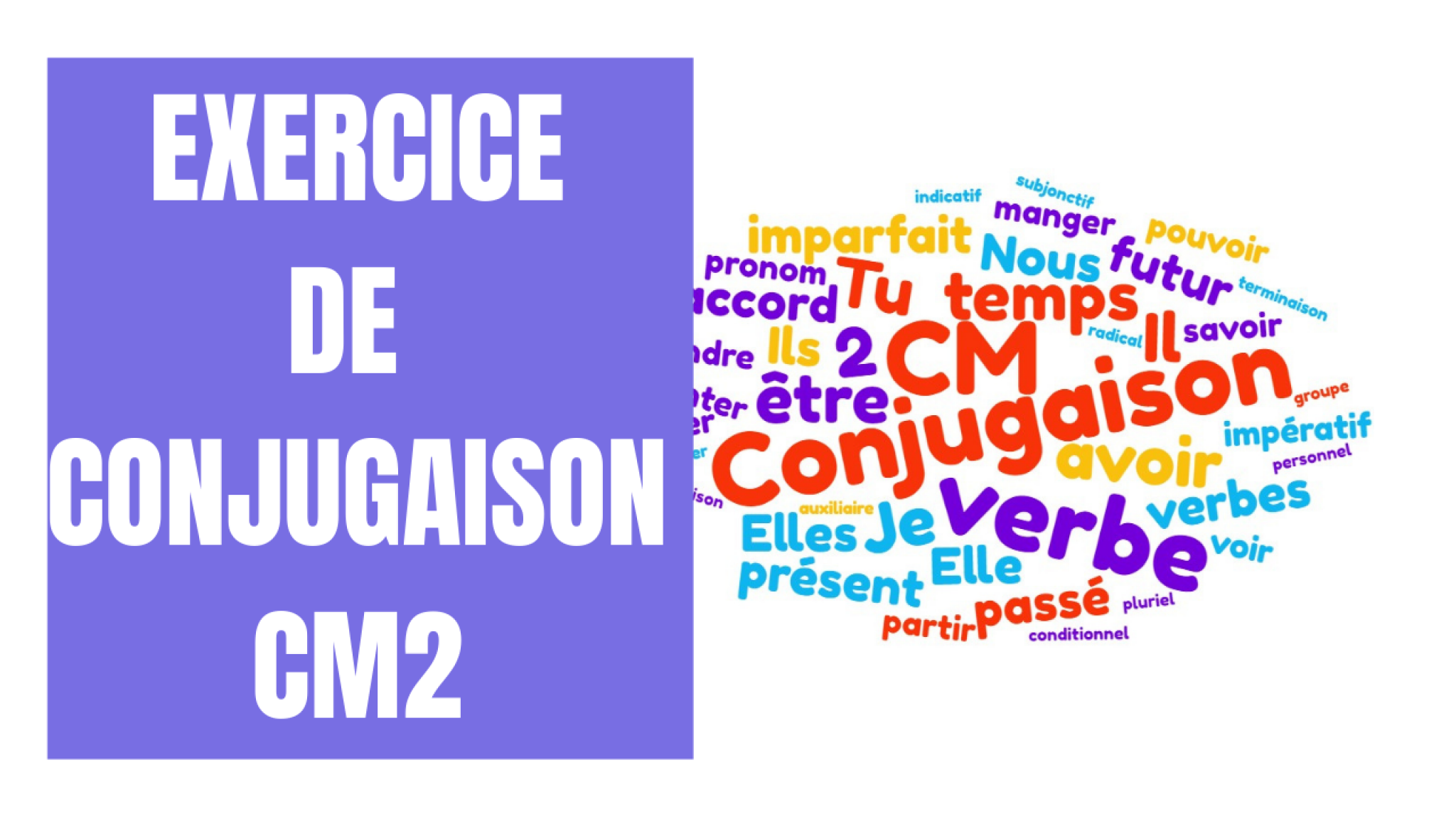 Exercice de conjugaison CE2 à imprimer - La Salle des Maitres