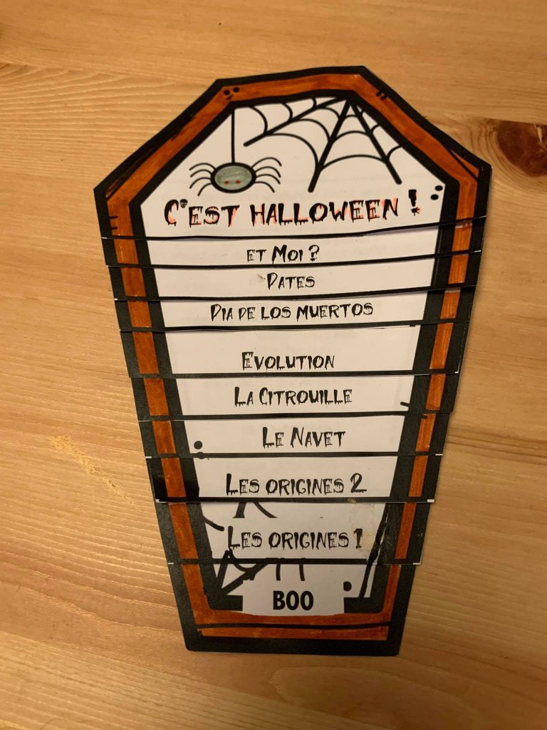 Lapbook sur les origines d'Halloween + questionnaire lecture ...
