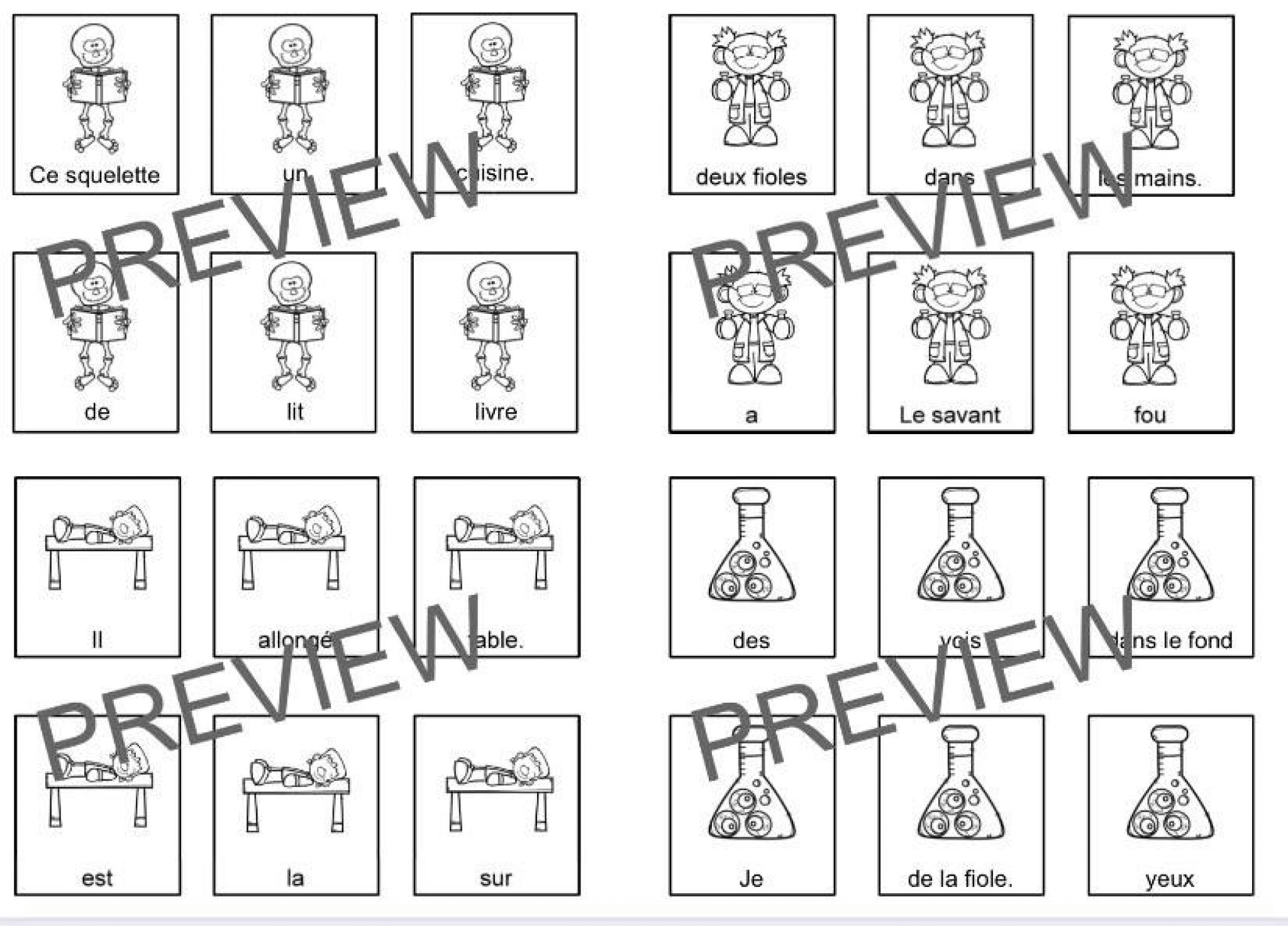 remettre des phrases dans l'ordre, lecture jeu memory Halloween - Jeux ...