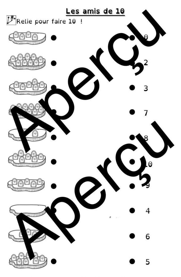 Les amis de 10 - Mathématiques CP - La Salle des Maitres