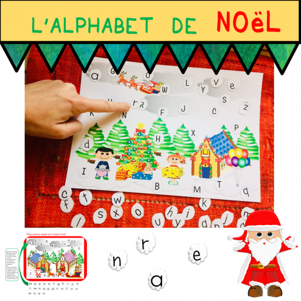 L'ALPHABET de NOËL - Etude de la Langue, Lecture CP, Grande Section ...