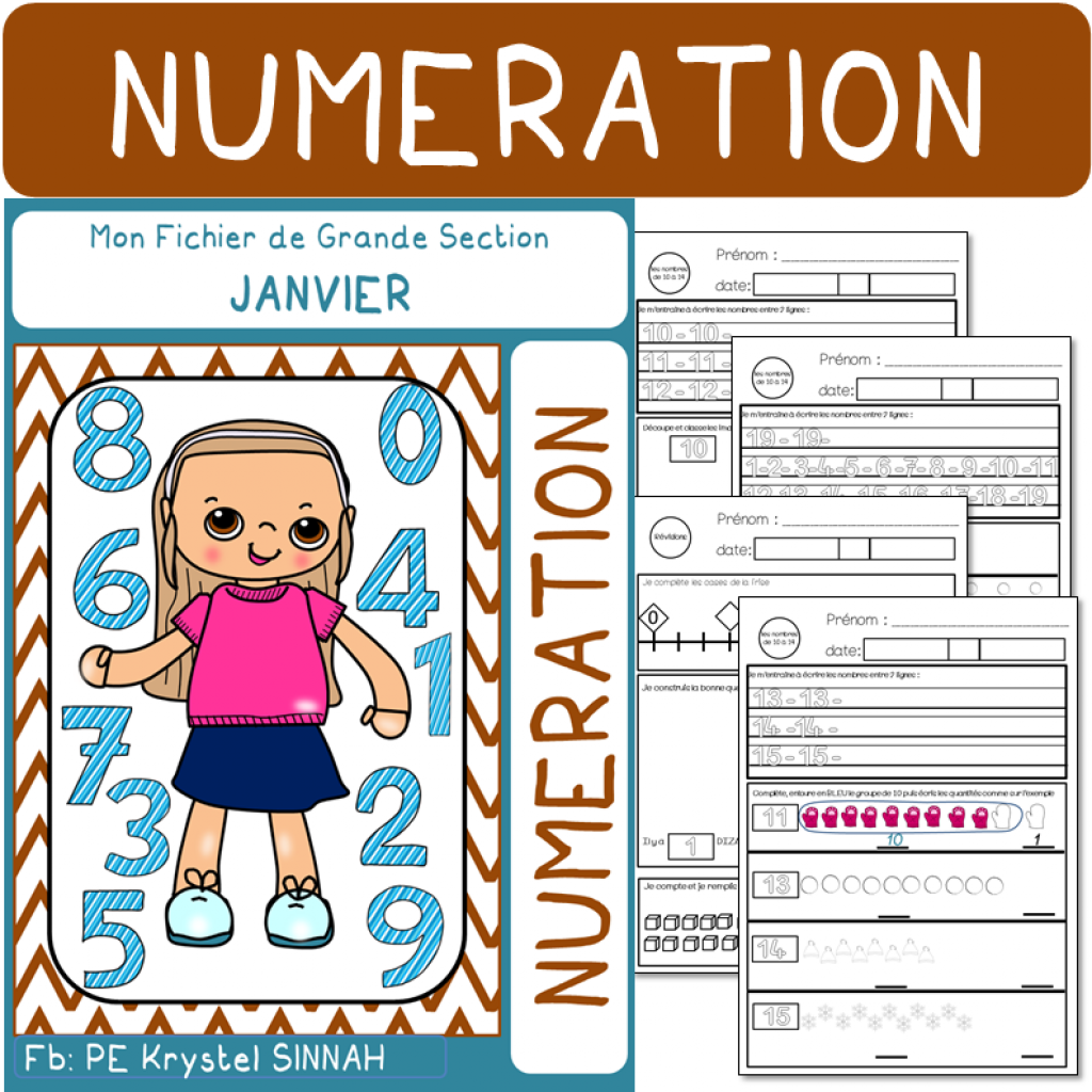 Fichier GS NUMERATION JANVIER - Mathématiques Grande Section - La Salle des Maitres
