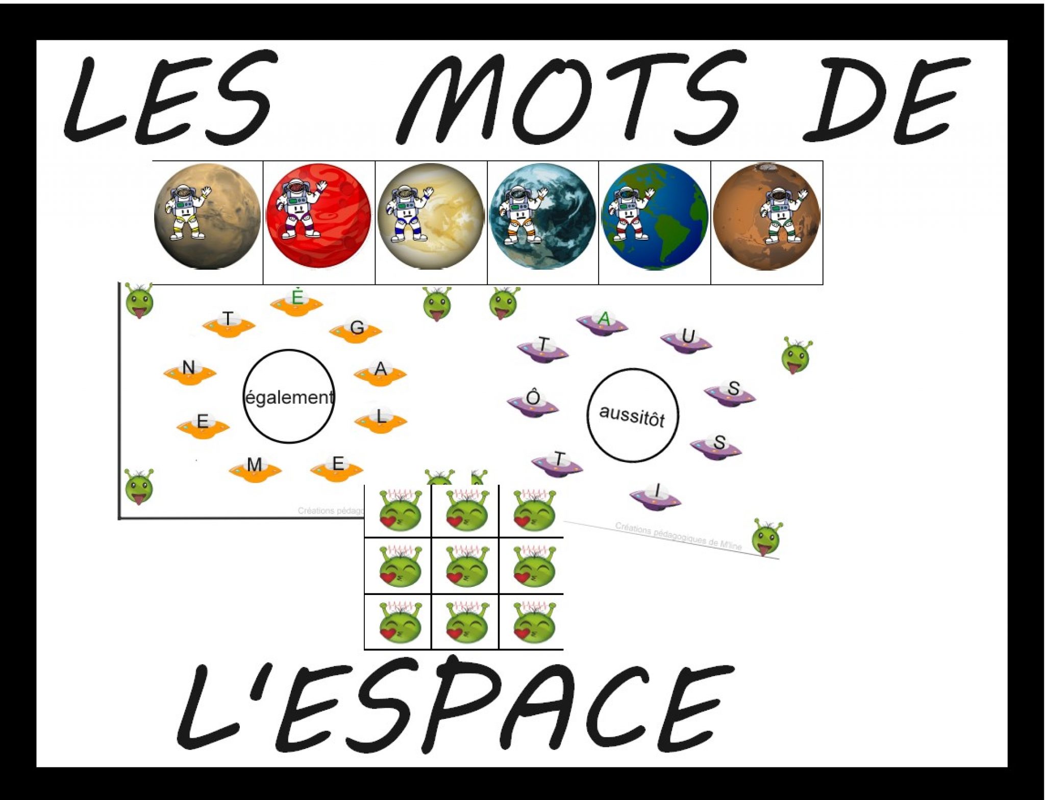 Les mots de l'espace (cycle 2 voire cycle 3) - Etude de la Langue, Jeux ...