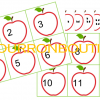 Les pommes à dénombrer - Grande Section, Maternelle, Moyenne Section ...