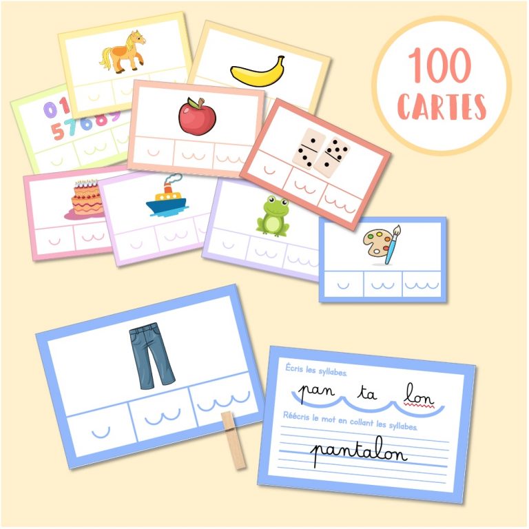 Cartes à pinces - Phono & Encodage - Lecture CE1, CP, Grande Section ...