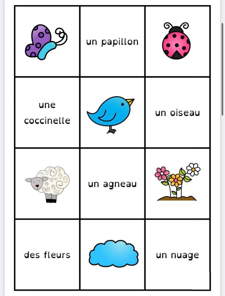 jeux sur le printemps - Jeux, Lecture CE1, CP - La Salle des Maitres