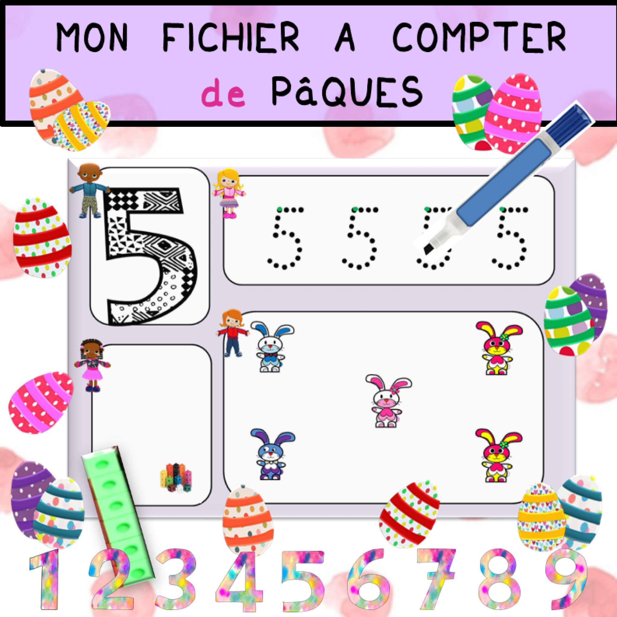 Fichier Numération de PÂQUES - Mathématiques Grande Section, Moyenne ...
