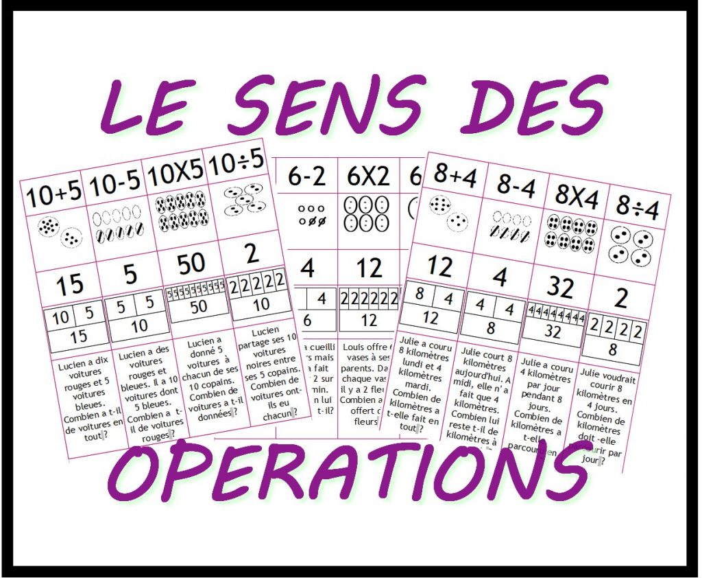 Le sens des opérations CE1 CE2 - Mathématiques CE1, CE2 - La Salle des ...