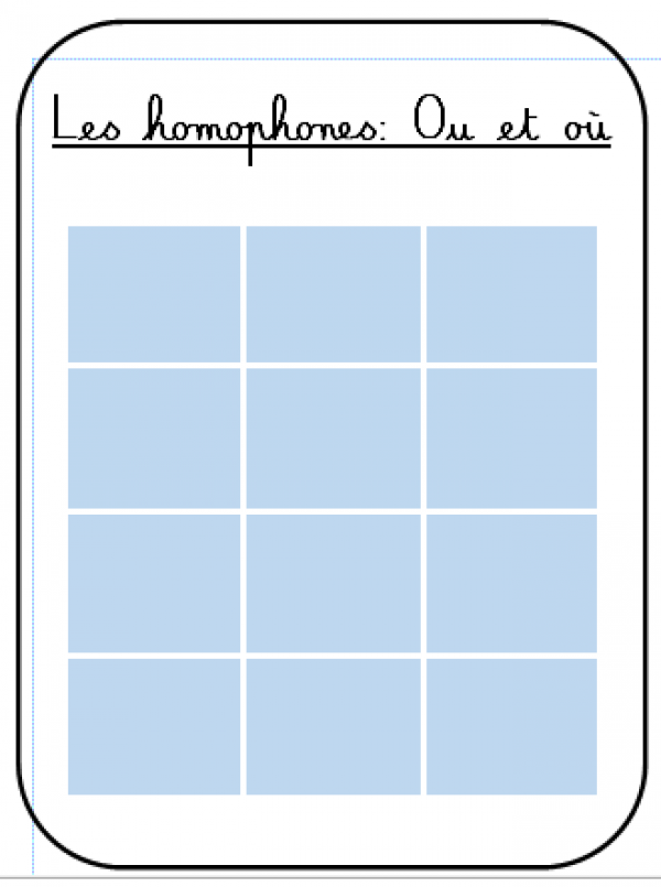 morpion homophone Sont A Ou - CE2, CM1, CM2 - La Salle des Maitres