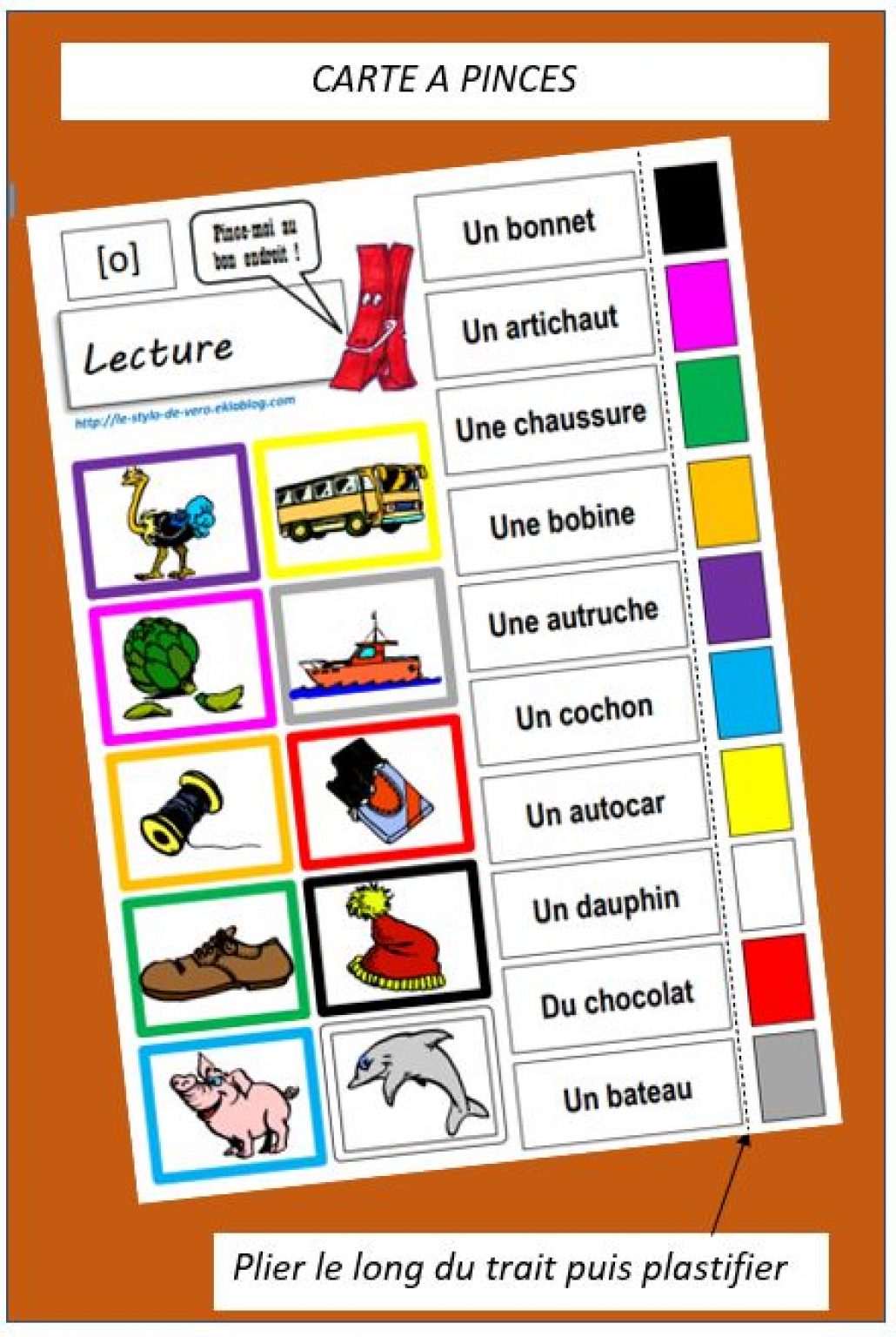 Cartes à pinces - lecture 3 - Autonomie, Lecture CE1, CP - La Salle des ...