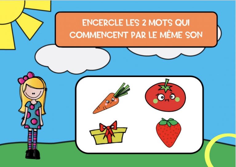 GOOGLE SLIDES Syllabes d'attaque | Son Initial - Autonomie, Etude de la ...