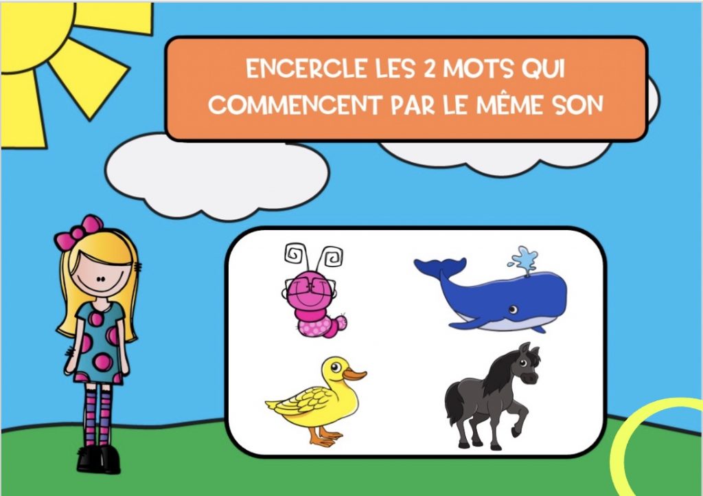 GOOGLE SLIDES Syllabes d'attaque | Son Initial - Autonomie, Etude de la ...