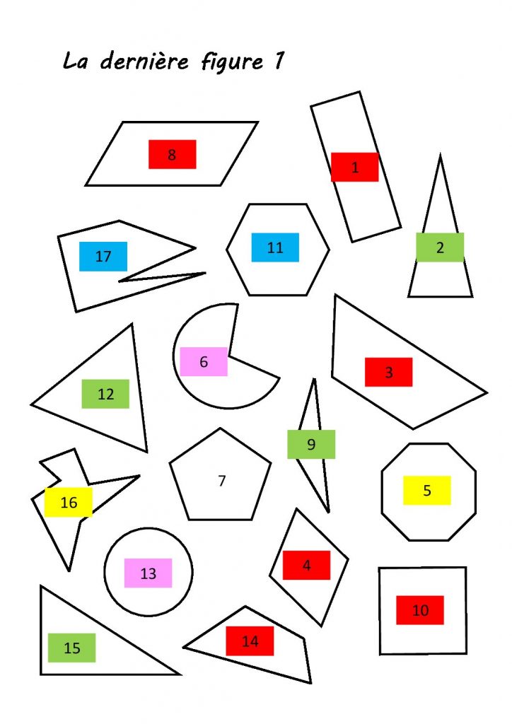 Les polygones - la dernière figure - CE2, CM1, CM2, Pour les ...