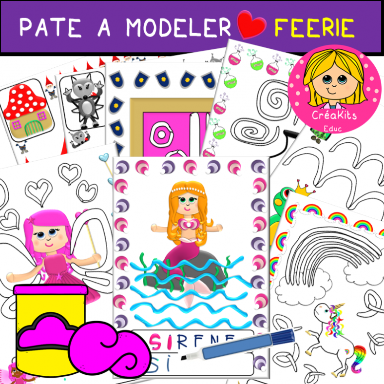 Fichier Pâte à modeler FEERIE - Ecriture Maternelle - La Salle des Maitres
