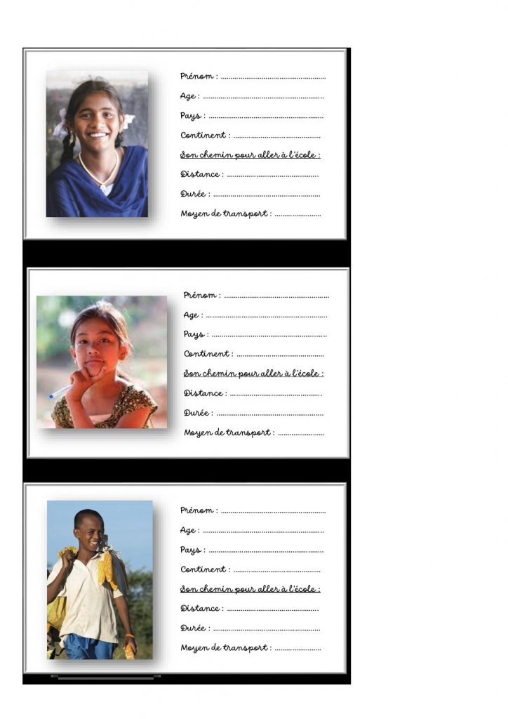 Séquence complète sur le film documentaire "Les chemins de l'école ...