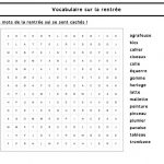 Mur de mots / vocabulaire / exercices - CP - La Salle des Maitres