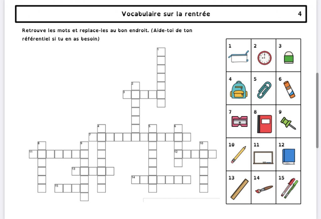 Mur de mots / vocabulaire / exercices - CP - La Salle des Maitres