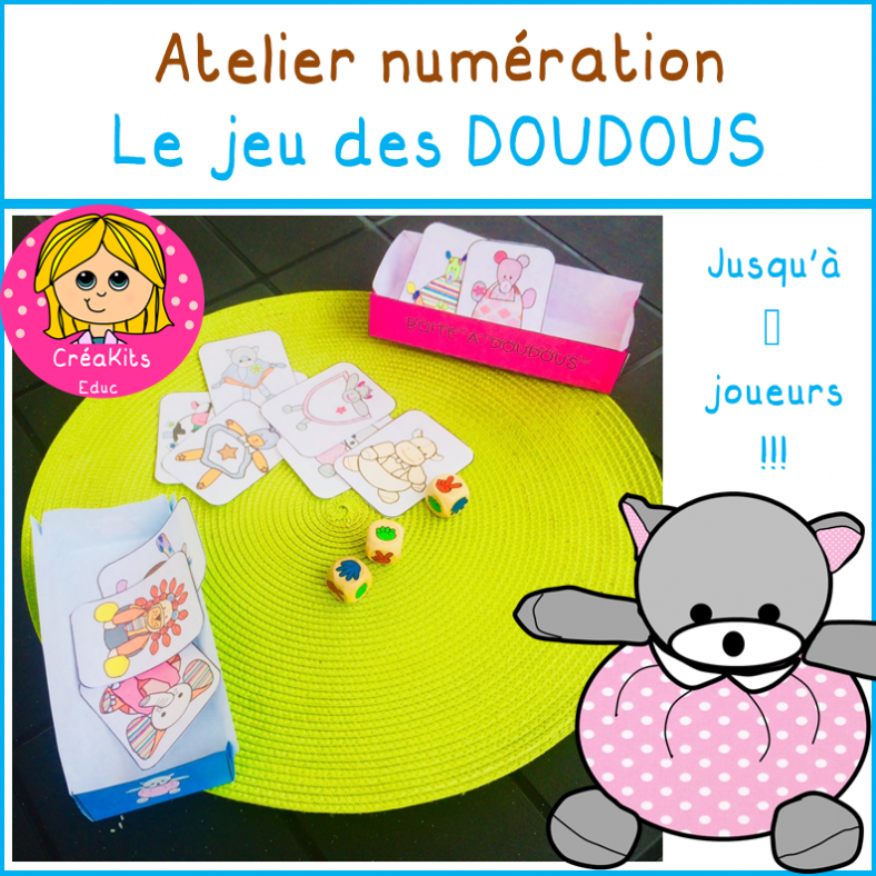 Atelier jeu doudous numération LA RENTREE 4 - Mathématiques CP, Grande ...