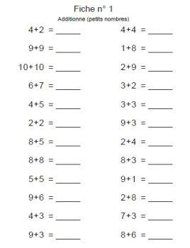 Cahier de 31 fiches de calcul CE1 + corrigé - Mathématiques CE1 - La ...
