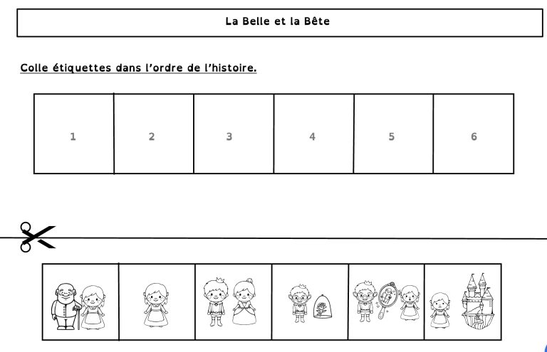 Activité sur la Belle et la Bête - Lecture CE1, CP, Divers - La Salle ...