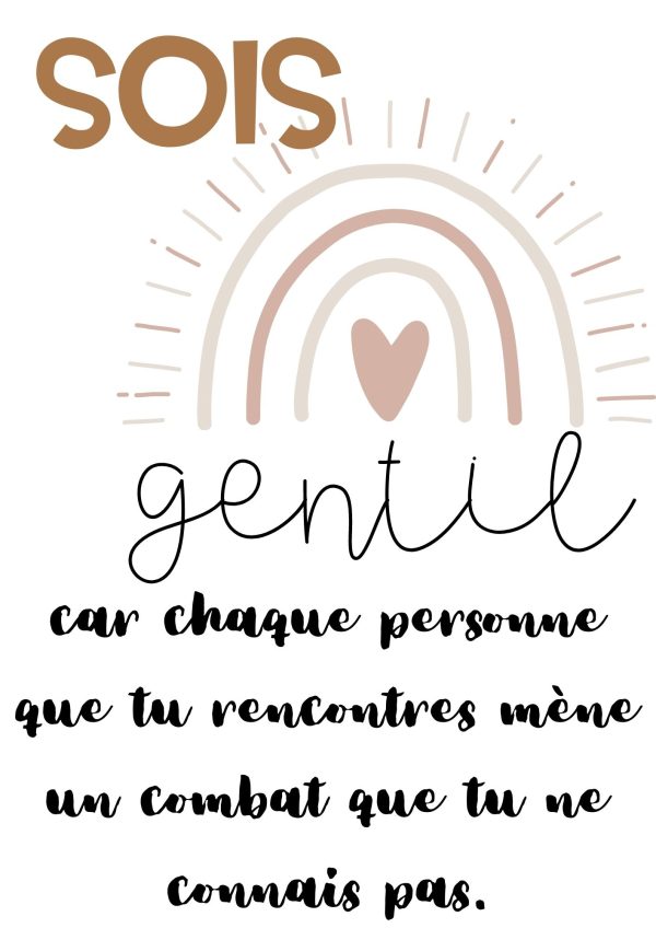 Décor de classe | Arc-en-ciel Boho | Citations Affiches Inspiration ...