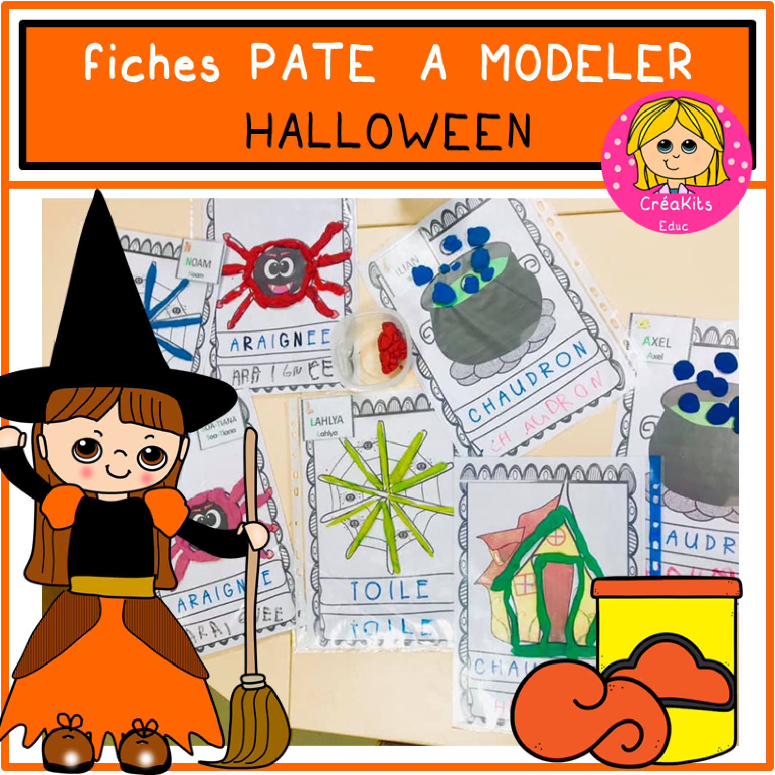 Fichier Pâte à modeler Halloween - Ecriture Maternelle - La Salle des ...
