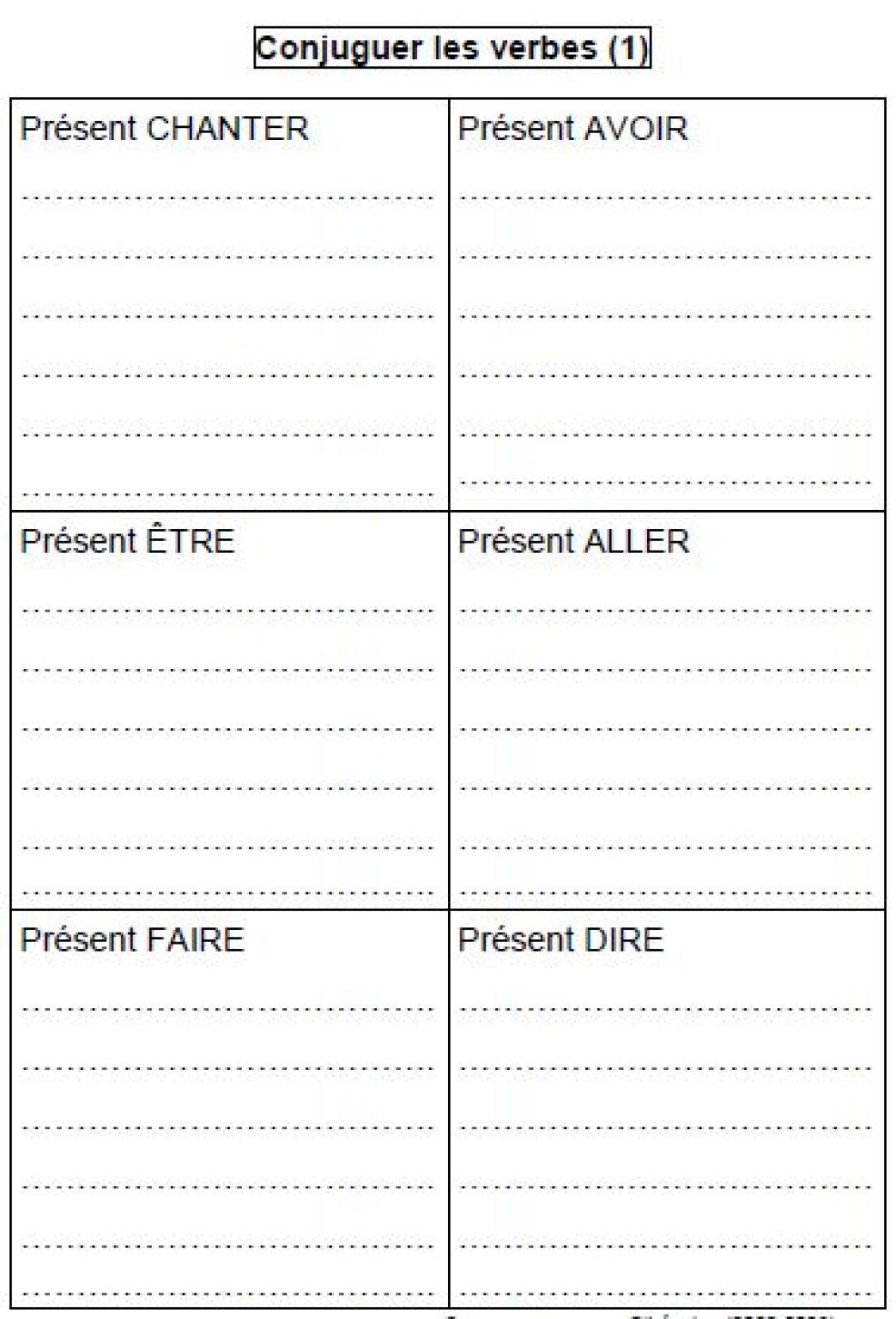 Cahier de conjugaison CE1 + corrigé du cahier - Etude de la Langue CE1 ...