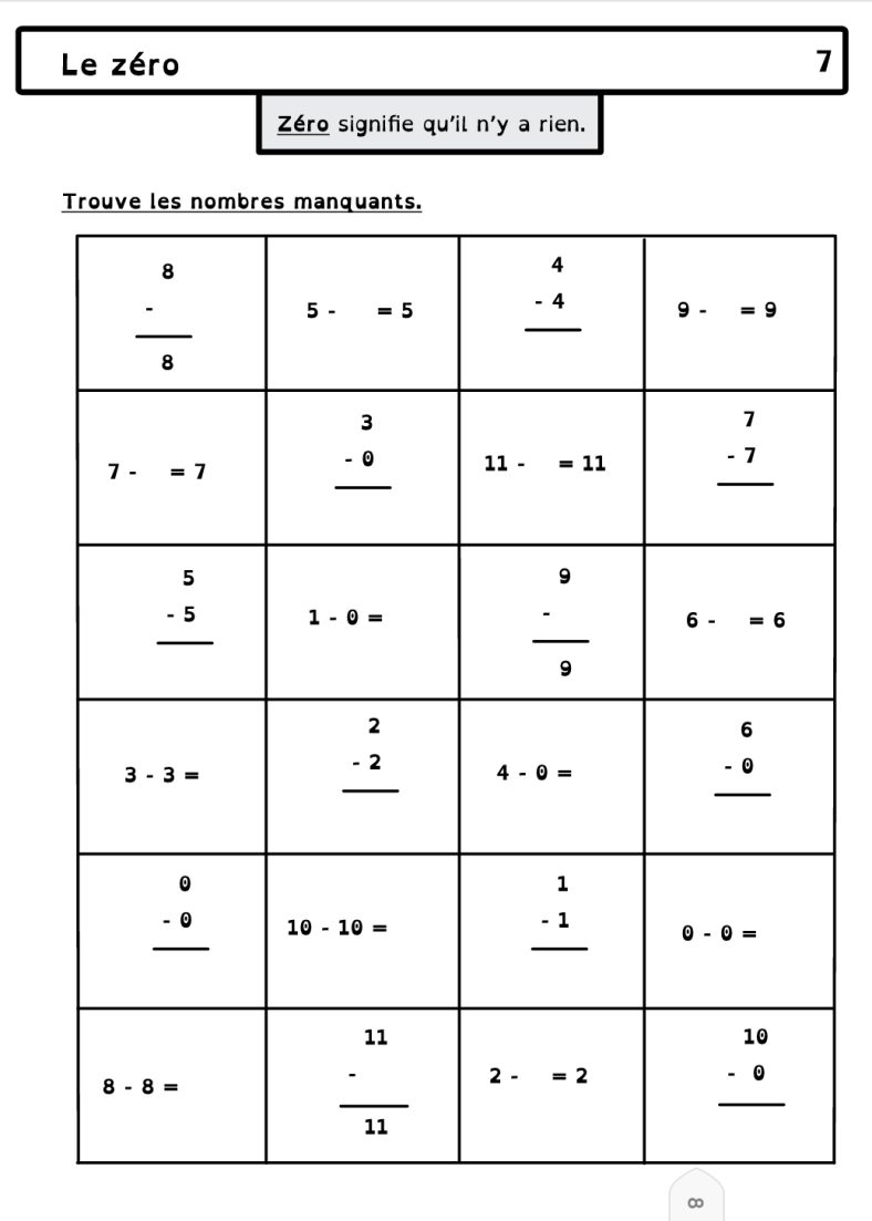 Dossier exercices soustractions : jusqu’à 10 - Mathématiques CP - La ...