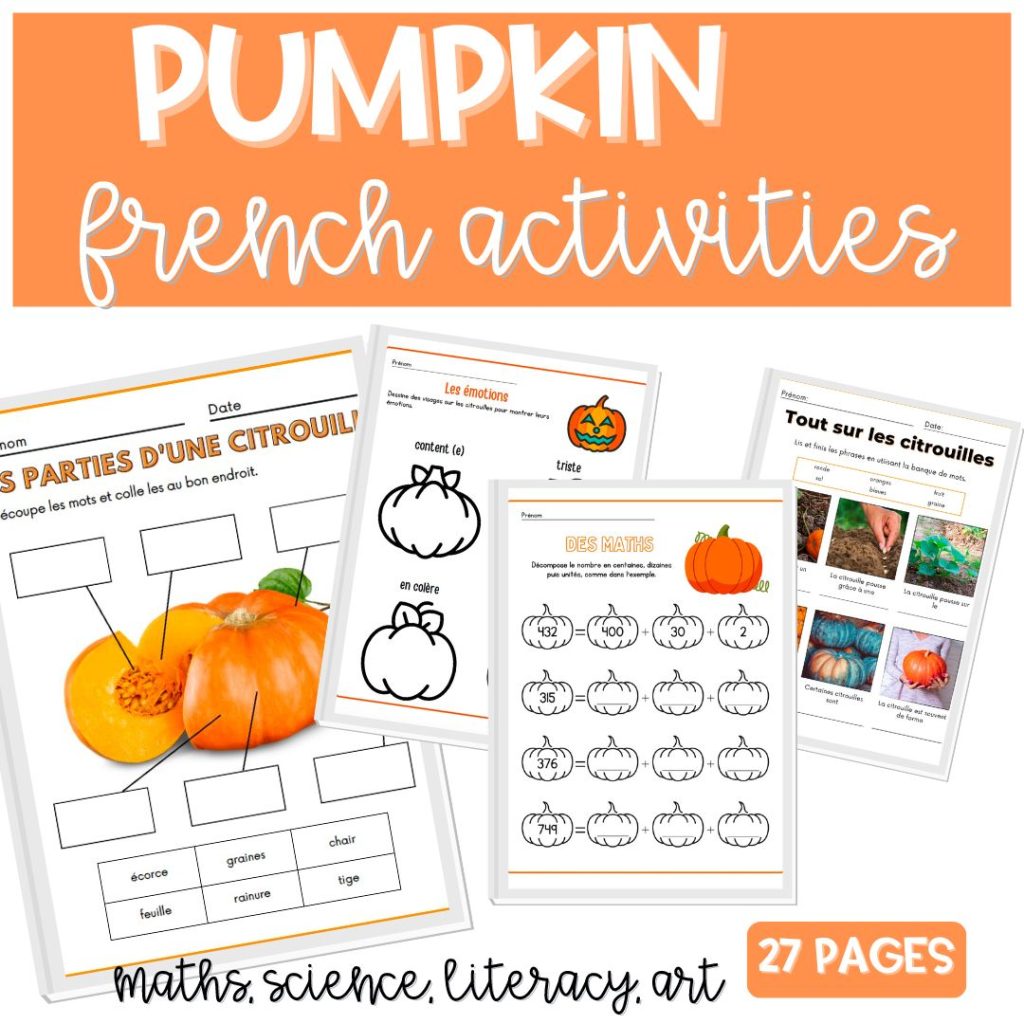 Maths Science Langue Halloween AUTOMNE - Etude de la Langue ...