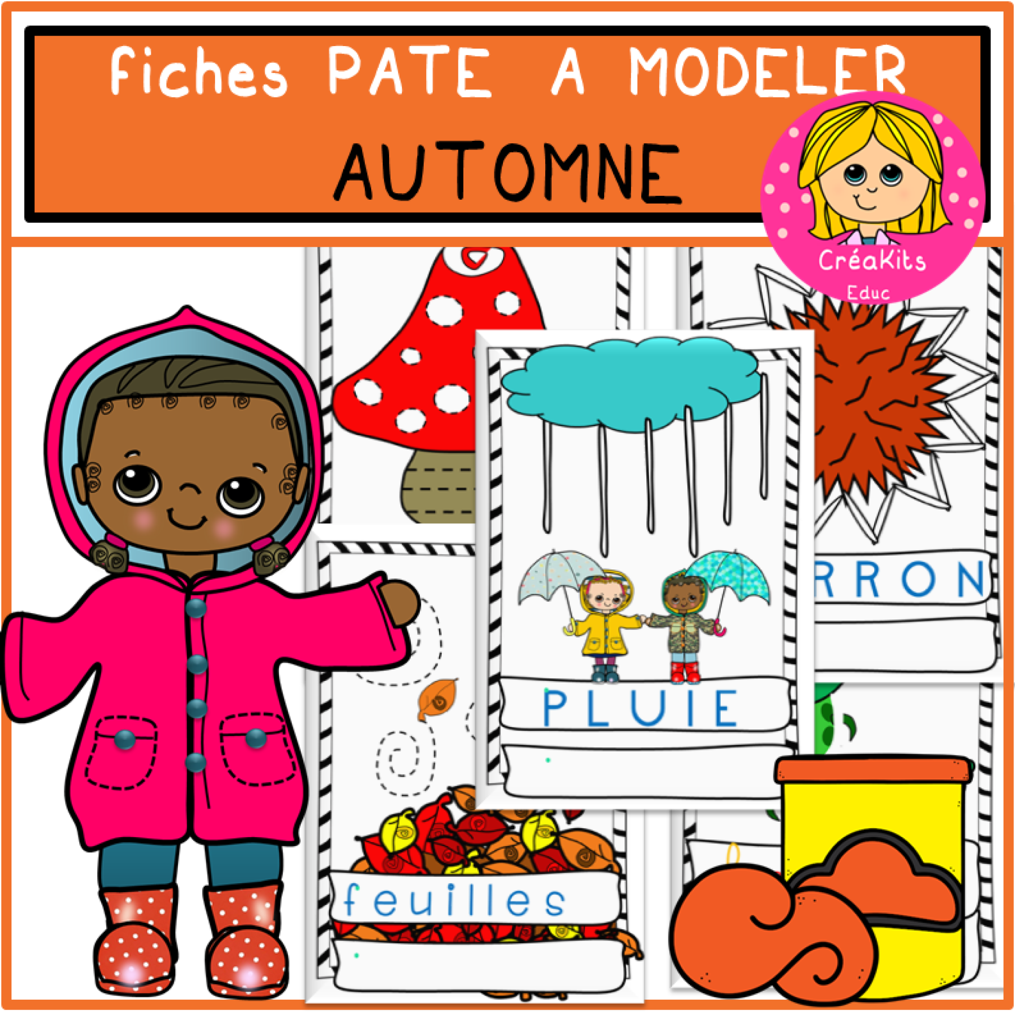 Fichier Pâte à modeler AUTOMNE - Ecriture Grande Section, Moyenne ...