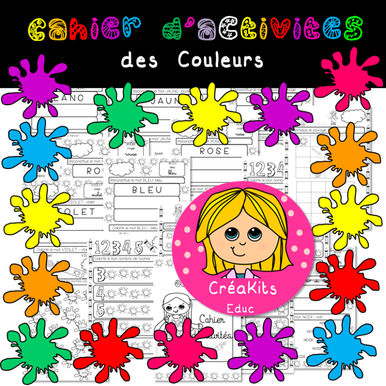 Cahier d'activités des COULEURS - Ecriture, Lecture, Mathématiques ...
