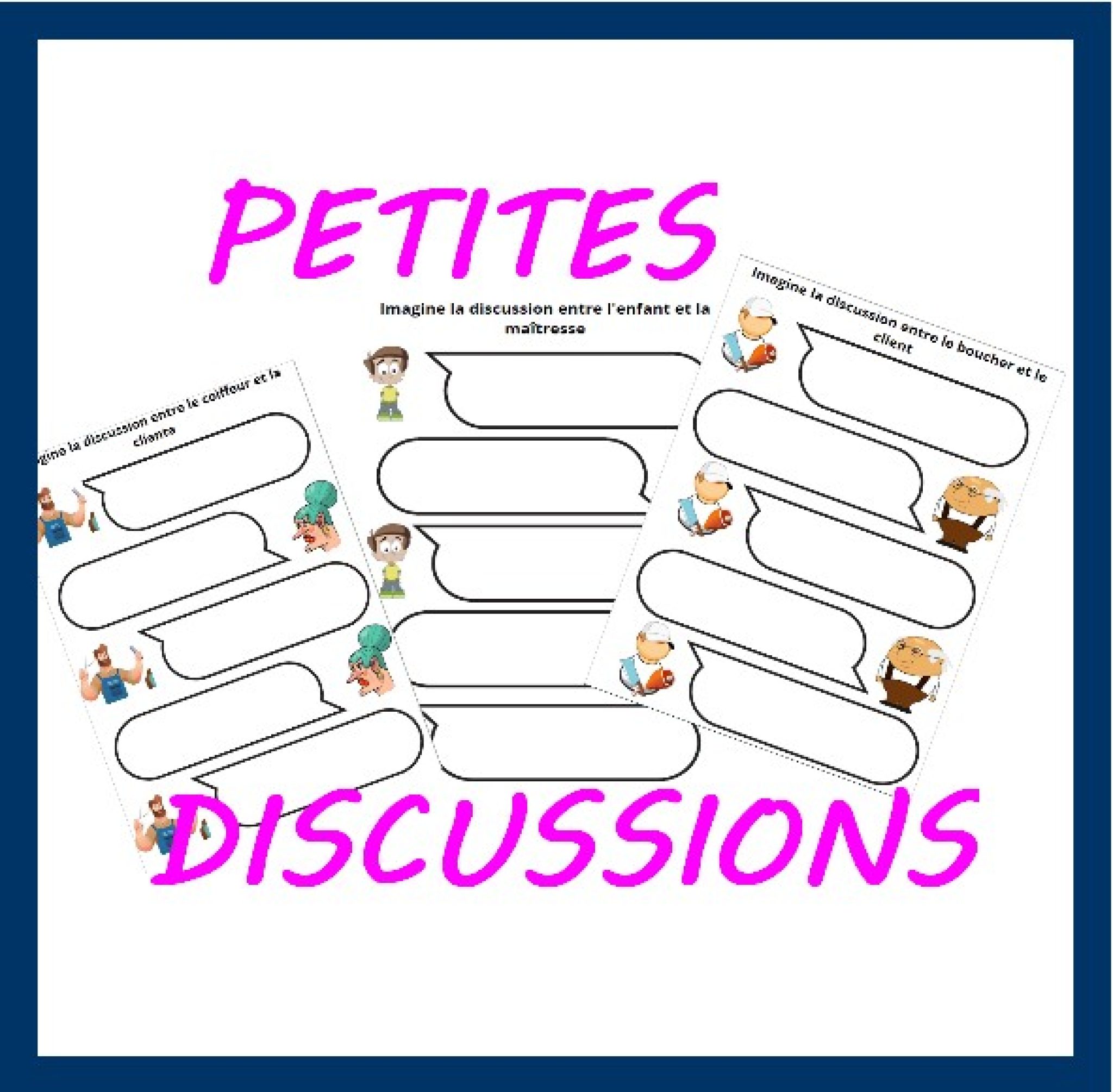 Petites discussions - Production écrite CP - La Salle des Maitres
