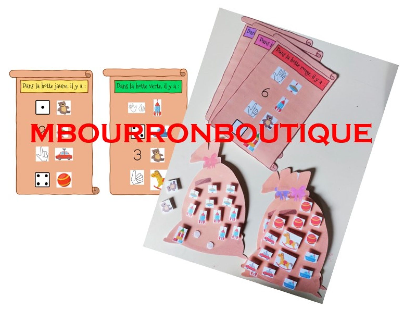 La hotte du Père Noël - Divers, Grande Section, Maternelle, Moyenne ...