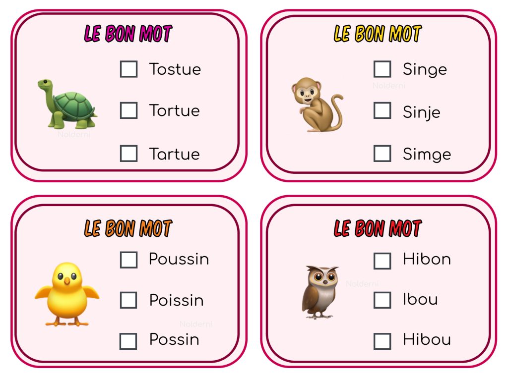 Le bon mot - Lecture CE1, CE2, CP - La Salle des Maitres