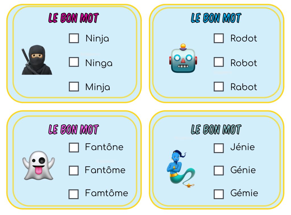 Le bon mot - Lecture CE1, CE2, CP - La Salle des Maitres