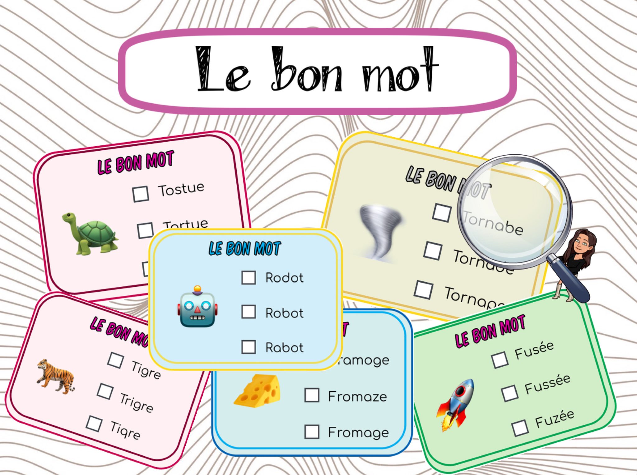 Le bon mot - Lecture CE1, CE2, CP - La Salle des Maitres