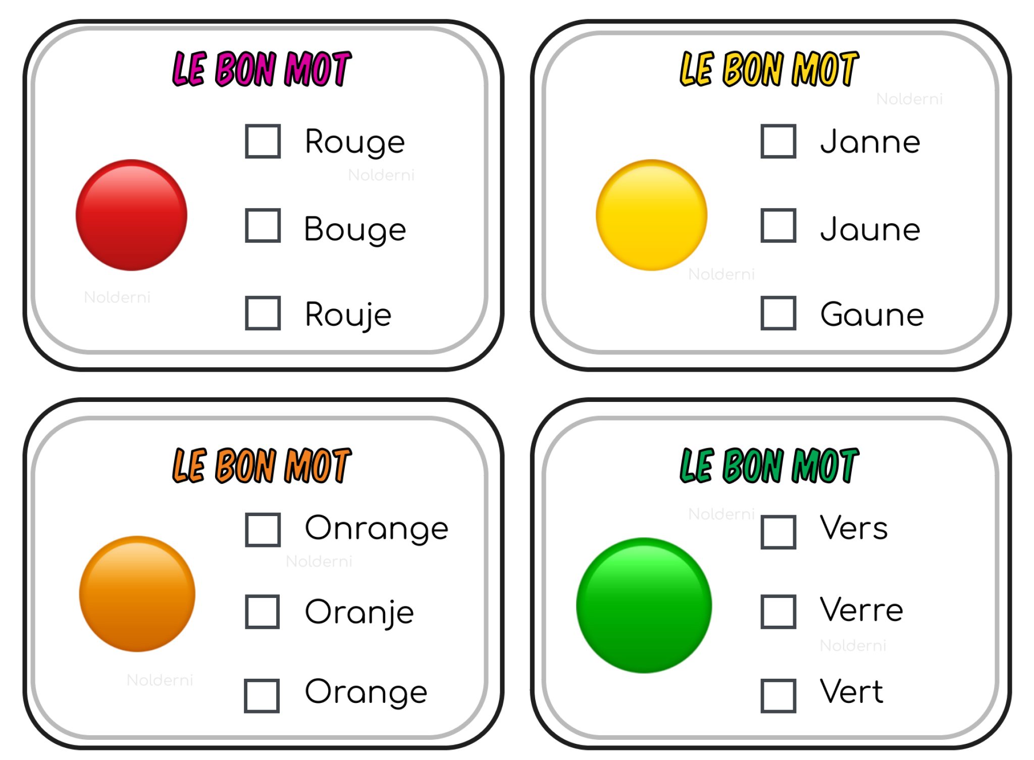 Le bon mot - Lecture CE1, CE2, CP - La Salle des Maitres