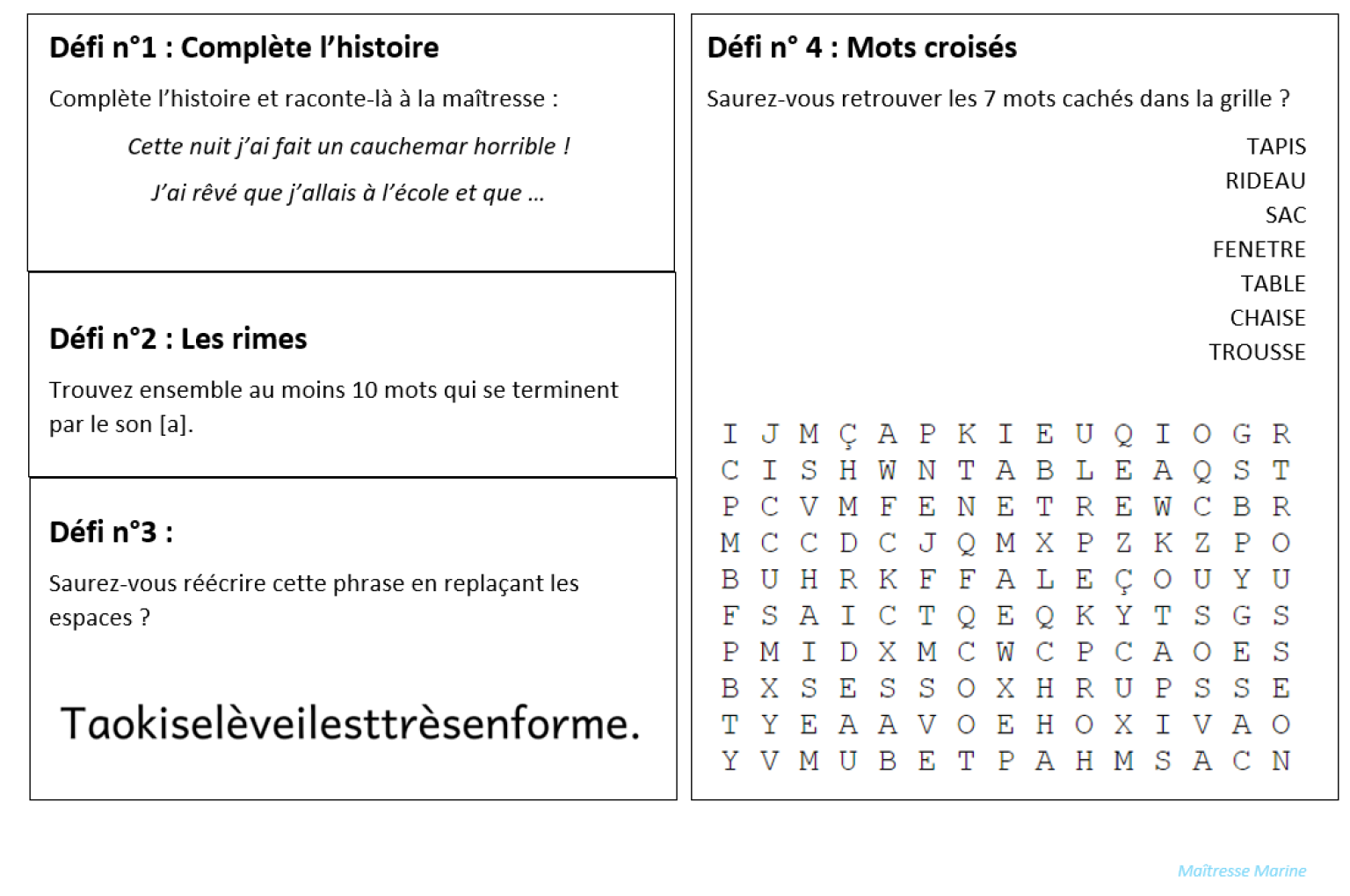 Défis français (CE1-CE2) - CE1, CE2, Pour les enseignants - La Salle ...
