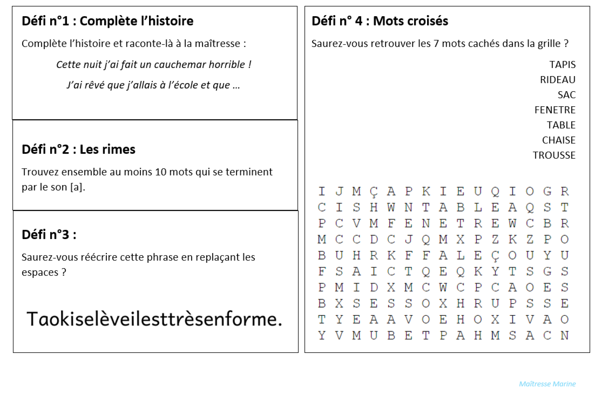 Défis français (CE1-CE2) - CE1, CE2, Pour les enseignants - La Salle ...