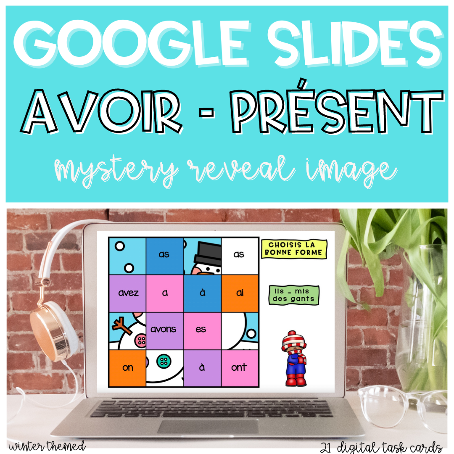 AVOIR présent indicatif | Jeu Image Mystère GOOGLE SLIDES - Autonomie ...
