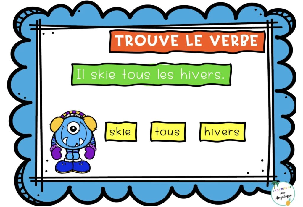 GOOGLE SLIDES Identifier un Verbe SET 1 - Autonomie, Etude de la Langue ...