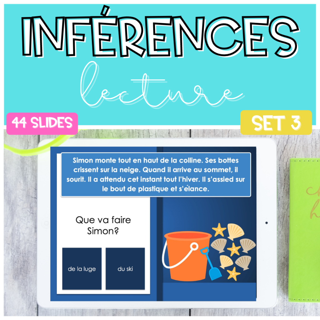 Inférence Lecture Compréhension SET 3 - Etude de la Langue, Lecture CE1 ...