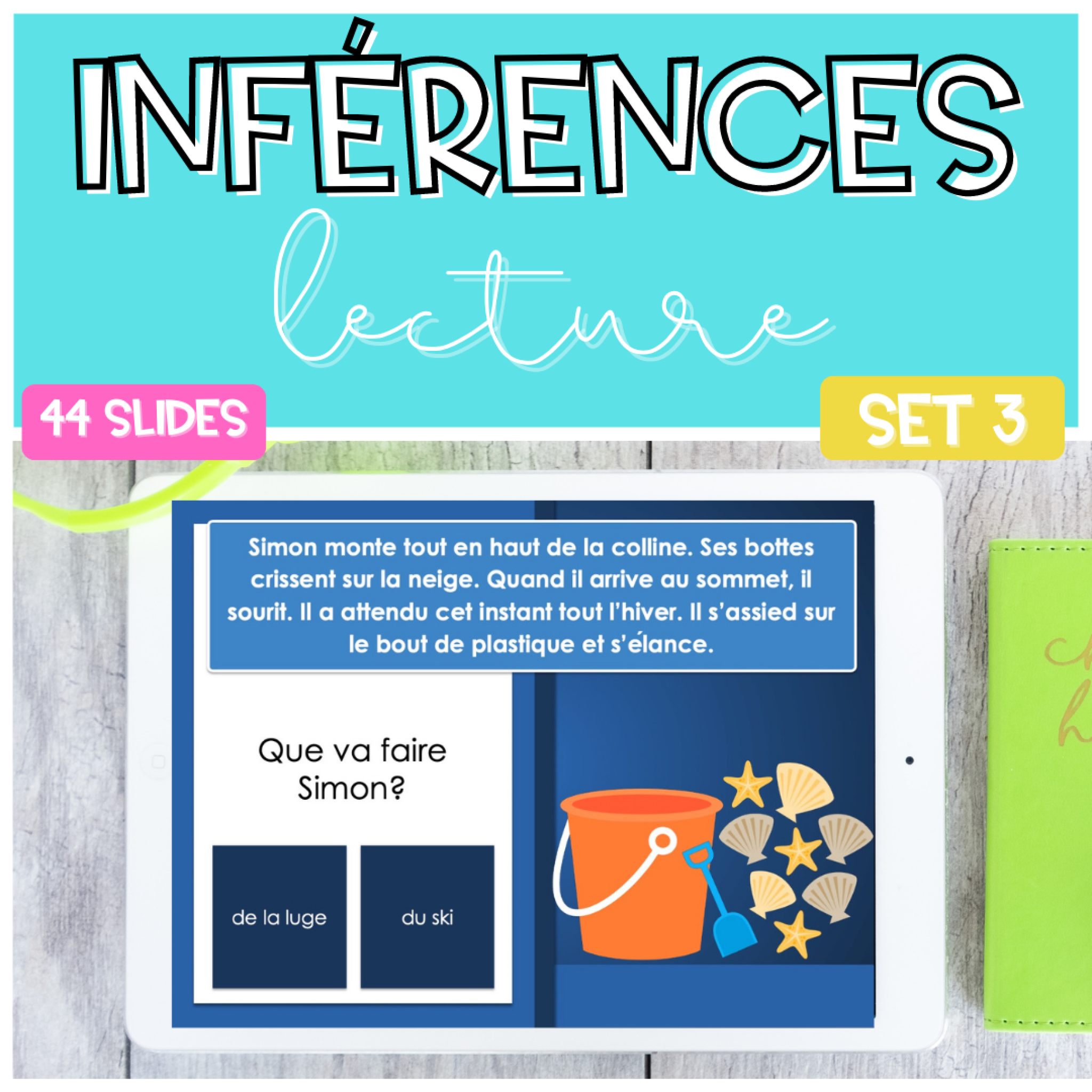 Inférence Lecture Compréhension SET 3 - Etude de la Langue, Lecture CE1 ...