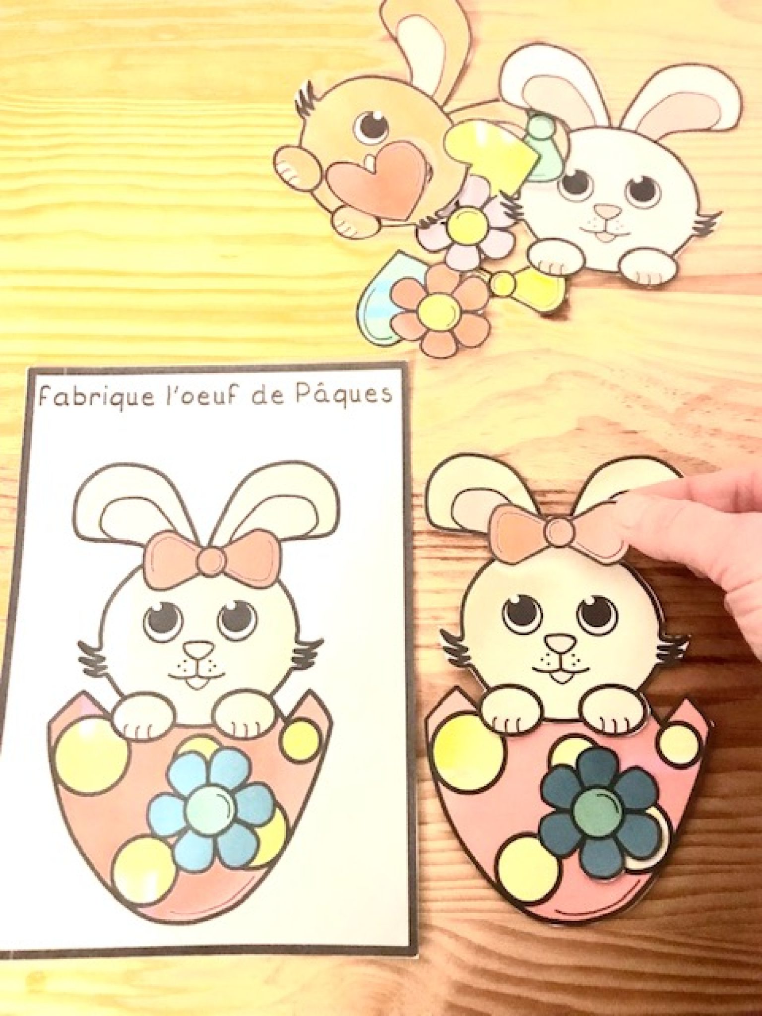 Jeu du lapin de Pâques - Découverte du Monde, Jeux, Mathématiques ...